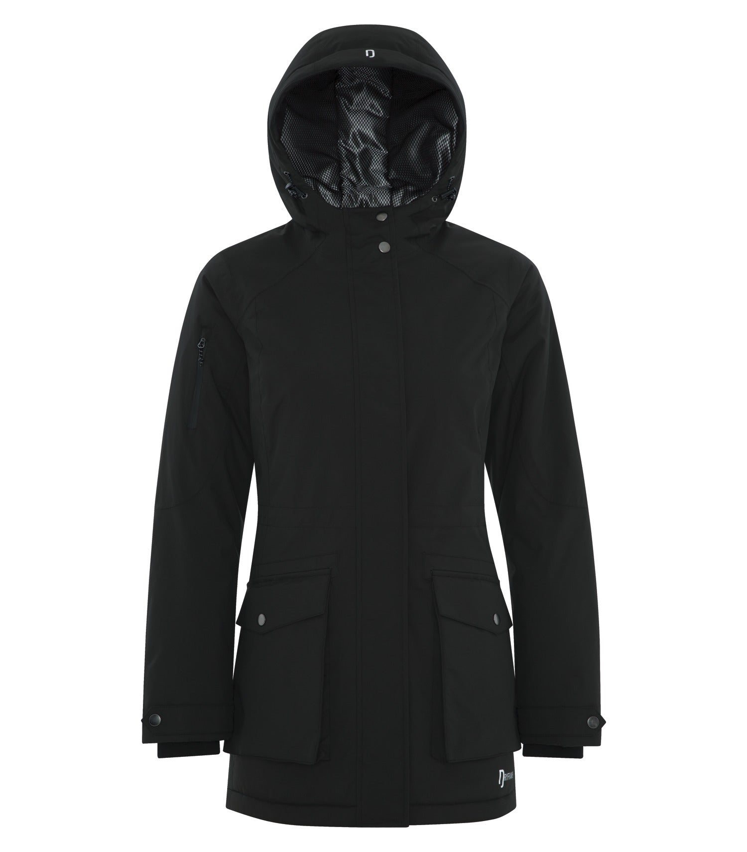 DRYFRAME® DryTech Insulated Waterproof Black Parka - Women's ...